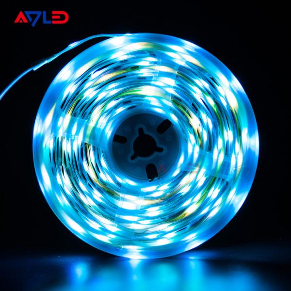 Quality Individually Addressable RGB Waterproof LED Strip Light DC12V 24V for sale