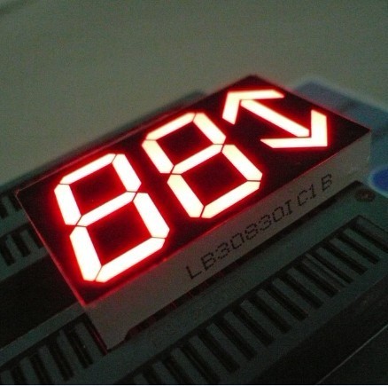 Quality Custom Arrow 3 Digit Seven Segment LED Display For Elevator Position Indicator 0 for sale