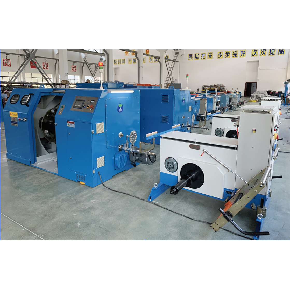 Quality Adjustable Traversing Width Double Twist Bunching Machine High Speed Lay Length for sale