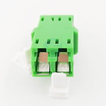 Quality SM Duplex LC APC Fiber Optic Adapter Without Flange for sale