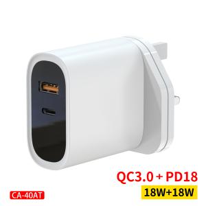 Quality 100g PD Power Adapter , Double Usb Port Charger PC Material For Iphone 12 for sale