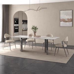Quality Modern Fashion Stainless Steel Marble Banquet Hall Wedding Table for sale