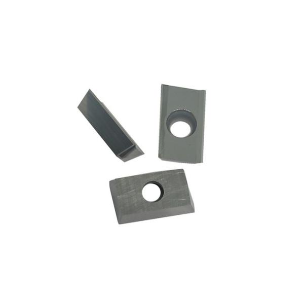 Quality Carbide Inserts For Aluminum APKT1604PDFR-MA , Silver Color for sale