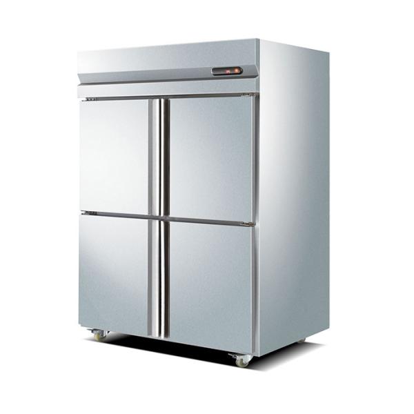 Quality 4 door 300W Commercial Stainless Steel Refrigerator Freezer for sale