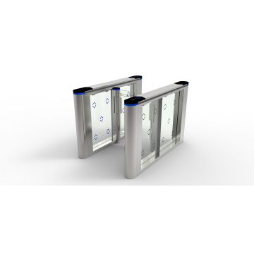 Quality 600mm Pass Width Swing Barrier Turnstile Gate Automatic Swipe Card Access for sale