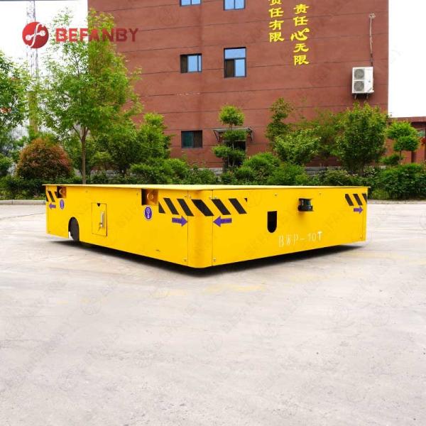 Quality DC Motor Trackless Battrey Transfer Cart for sale
