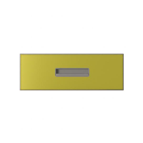 Quality Customizable Eco Leather Front Drawer Panel ENF Grade MDF / Particle Board for sale
