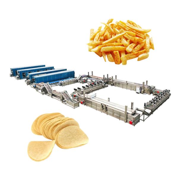 Quality Potato Production Line Machinery Function 5500 KG Capacity Banana Chips Frying Machine for sale