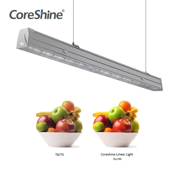 Quality 2.4m 6500lm LED Warehouse Lighting High Bay For High Ceiling for sale