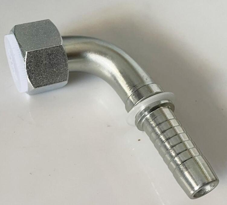 20491 Metric Female Flat Seat 90 Elbow Hydraulic Hose Connectors and Fittings 20491