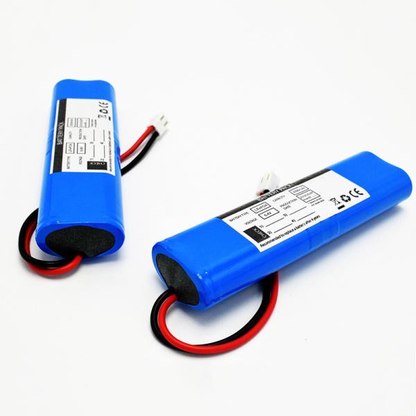 Quality Emergency Lighting Battery LiFePO4 3000mah Battery 6.4V Blue PVC for sale