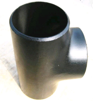 Quality DIN Steel Butt Weld Tee , Equal Galvanized Pipe Tee Seamless for sale