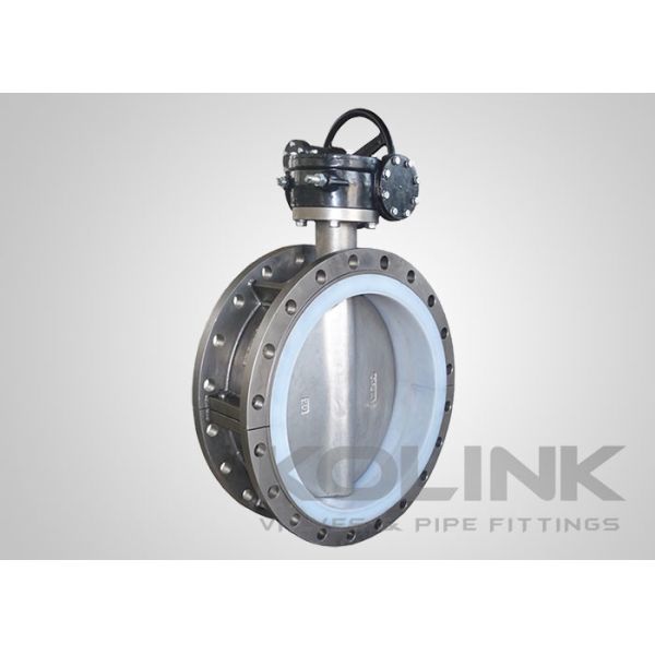 Quality PTFE Lined Butterfly Valve 2-48 Inch Class150 Concentric Disc for sale