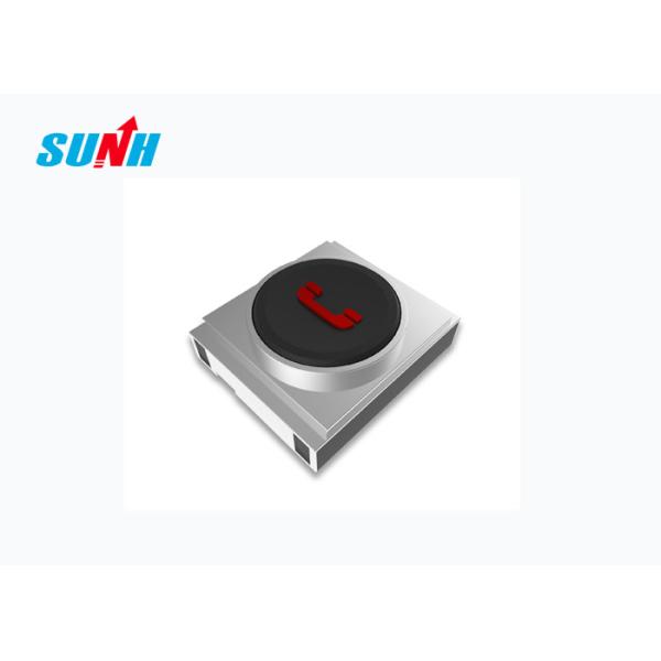 Quality Emergency Call Elevator Push Button ABS / SS Material With Square Shape for sale