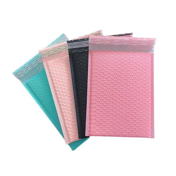 Quality Polyethylene Plastic Poly Envelope Bubble Wrap Bags Tear Resistant Shock for sale