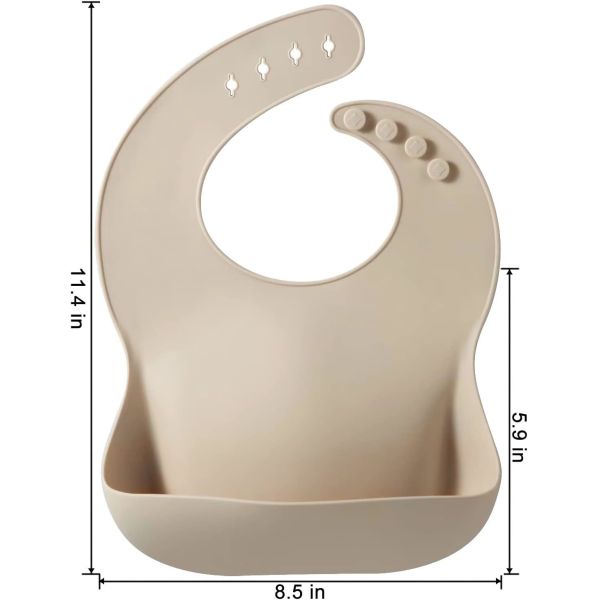 Quality Waterproof Silicone Bibs for Babies & Toddlers for sale