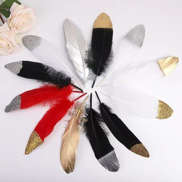 Quality Printed Goose Nagoire Carnival Feathers Event Party Decorations Handmade for sale