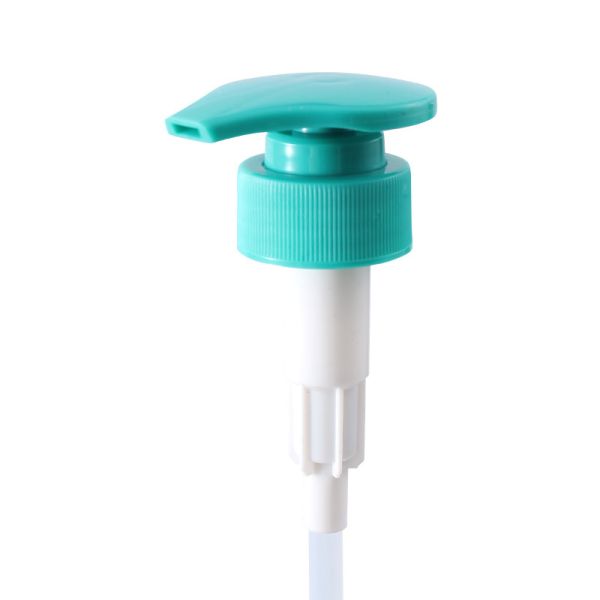 Quality 33/410 Long Nozzle Plastic Lotion Pump for Non Spill Screw Cap Eco Friendly Bottles for sale