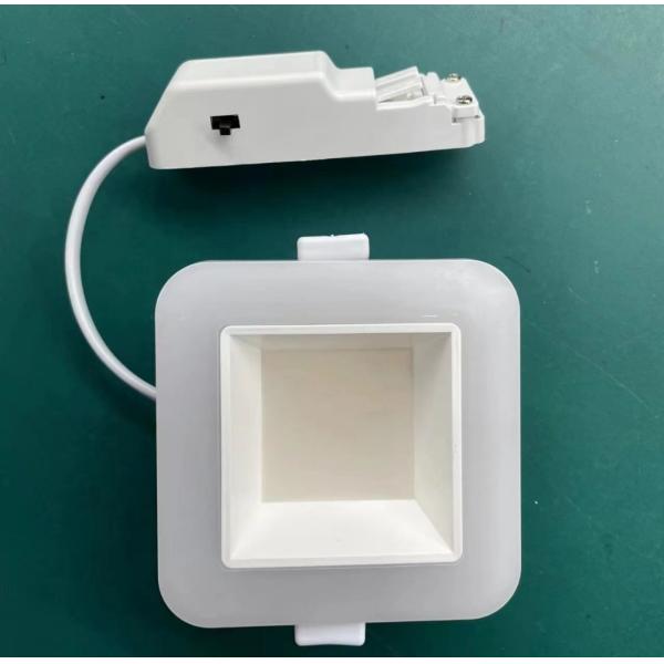 Quality 3CCT 3Step Interior Lighting Muare Recesseini Sqd Track Wall Washer Spotlight LED Downlight for sale