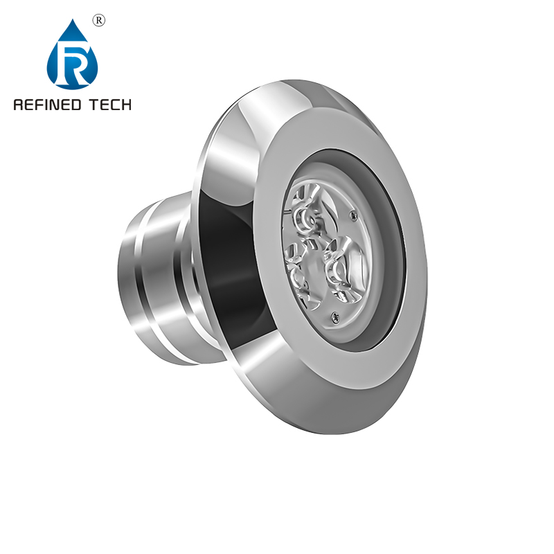 Quality RoHs Resin Filled LED For Swimming Pool , Stainless Steel Underground Pool Light for sale