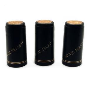 Quality Plastic Black PVC Shrink Capsules 65mm Burgundy Shrink Tops For Wine Bottles for sale