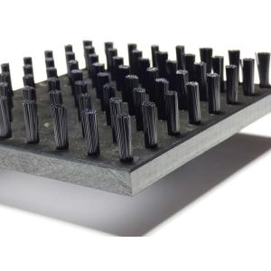 Quality Dustproof Panel Lath Brushes For CNC Deburring HDPE base for sale