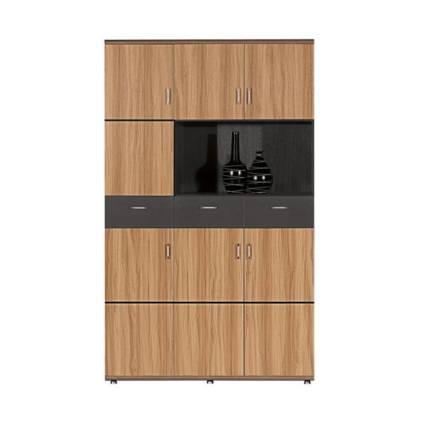 Quality Height Double Door Strong Office Bookcase Wooden Filing Cupboard for sale