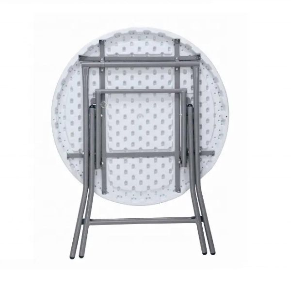 Quality Camping Lightweight Round Banquet HDPE Plastic Folding Table Folded Yes with for sale