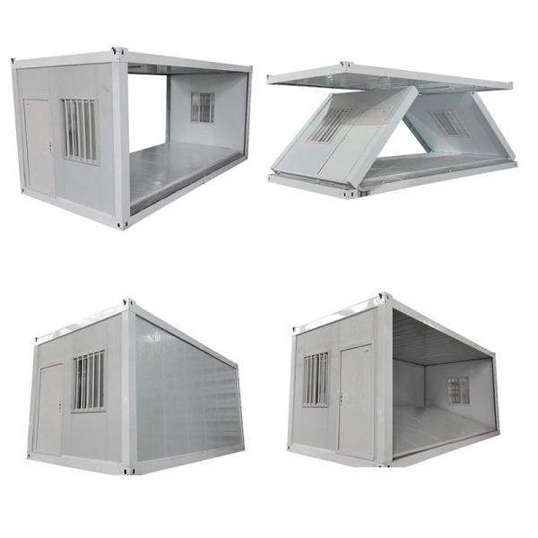 Quality Fire Resistant Fold Up Container Homes Compact For Construction Site for sale