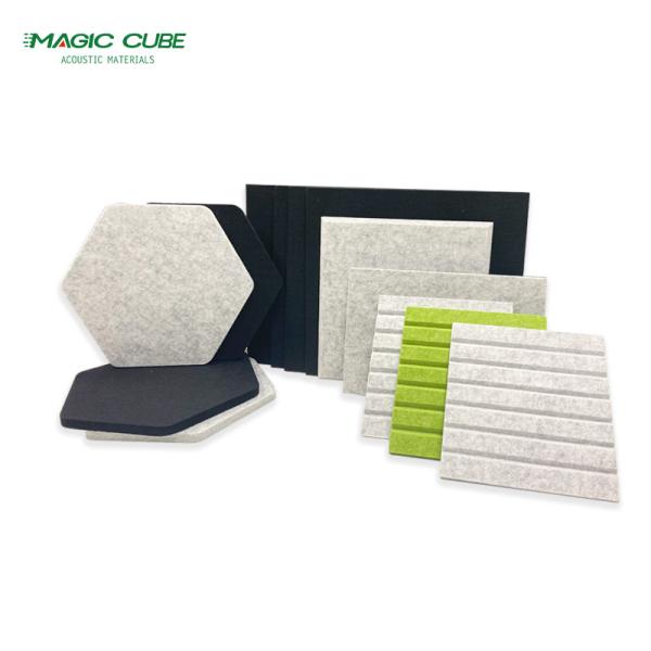 Quality Eco Friendly Polyester Fibre Acoustic Panel Flame Retardant For Multi Function for sale