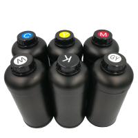Quality 1000ml cmykw Led-UV Ink for Digital Printing inkjet printer i3200 xp600 for sale