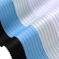 Quality 110GSM Anti Static Polyester Carbon ESD Clothing Material for sale