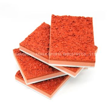 Quality Full Pour IAAF 400m Standard Track Surface PU Rubber Playground Use for sale