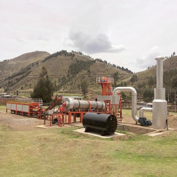 Quality YLB Mobile Asphalt Batching Plant Asphalt Mixing Equipment PLC Control for sale