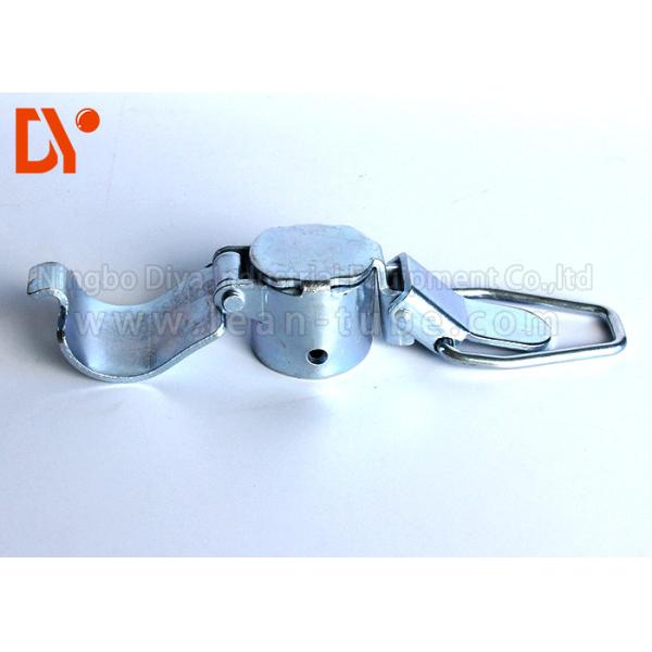 Quality Black Color Pipe Clamp Clip Metal / Plastic Material ISO9001 Certification for sale
