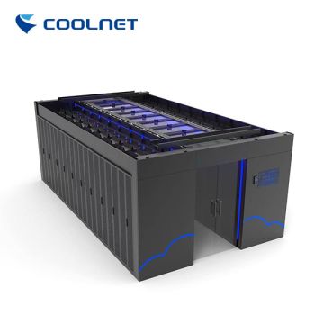 Quality Modular Data Centers Hot Aisle Containment With Double-Row Cabinets for sale