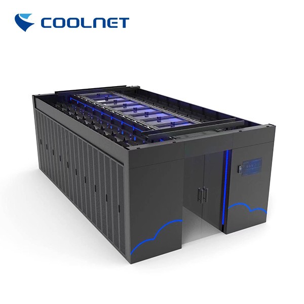 Quality 48U Modular Data Center with Hot and Cold Aisle Containment and Precision Air for sale