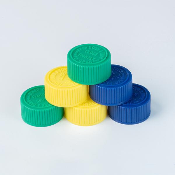 Quality Recyclable Child Resistant Closure , 28/400 CRC Cap for sale