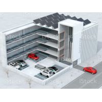 Quality 0.75m/s Building Parking Vehicle Elevator Lift ICP AC VVVF Traction for sale