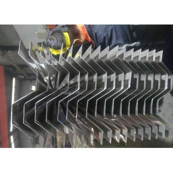 Quality SS316L Chevron Plate Mist Eliminator , Desulfurization 3 Pass Demister for sale