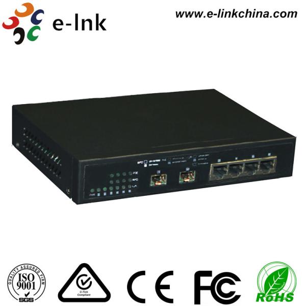 Quality Entry Level Industrial Fiber Optic Hub Network Switch With Fiber Ports 10 / 100 / 1000M for sale