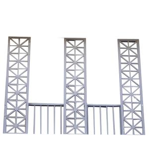 Quality Matte Black Aluminum Wrought Iron Balcony Railing Security Steel Balustrade for sale
