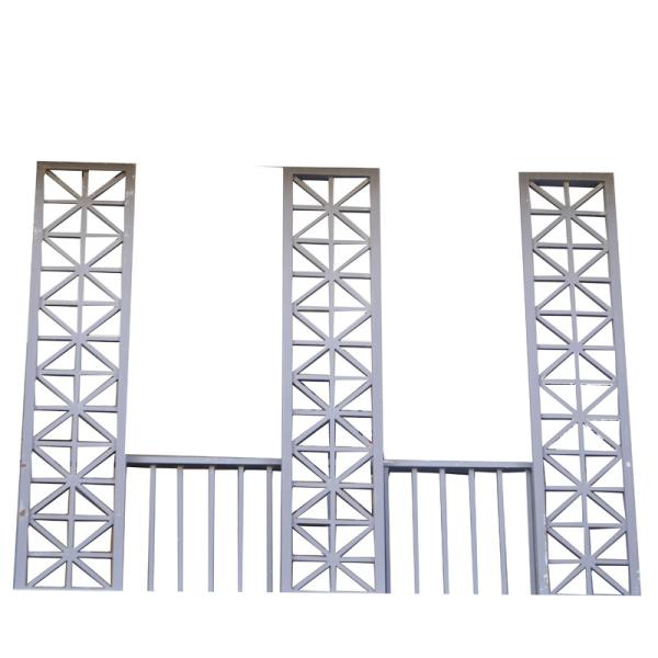 Quality Matte Black Aluminum Wrought Iron Balcony Railing Security Steel Balustrade for sale