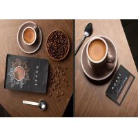 Quality 8 Sides Sealing Bag Black Coffee Pouch , Kraft Paper Coffee Bags With Air Valve for sale
