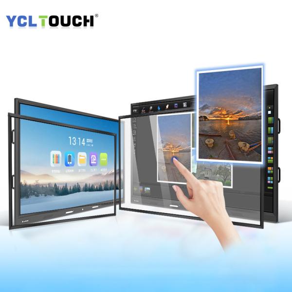 Quality 43 Inch Aluminum Alloy Ir Touch Screen frame 20 Touch Points Open Frame Overlay for sale