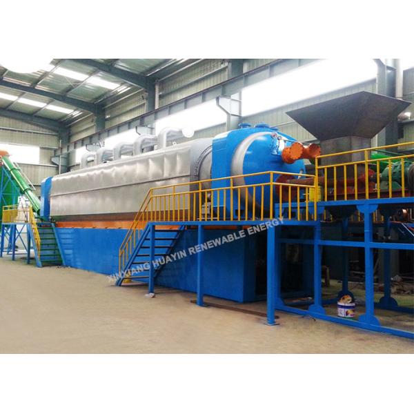 Quality Automatic Fully Continuous Pyrolysis Plant Waste Tires Rubber for sale