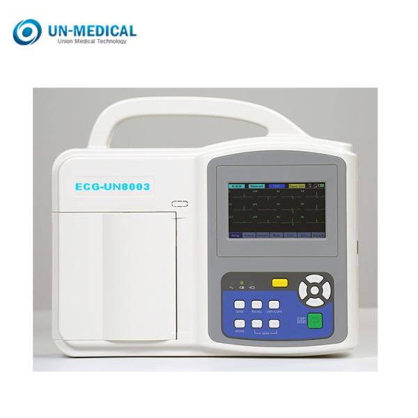 Quality 640×480 Dot Touch Screen Digital ECG Machine For Home UN8003 for sale