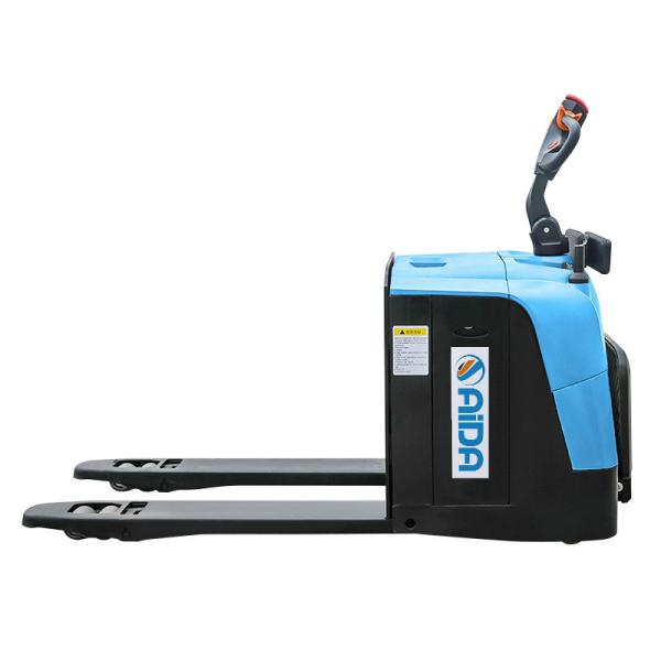 Quality DC Control Electric rider stand-on Pallet Truck for sale