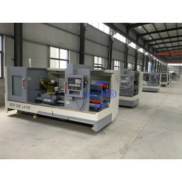 Quality Hard Guideway Spindle Bore 52mm Horizontal Flat Bed Cnc Lathe Machine for sale