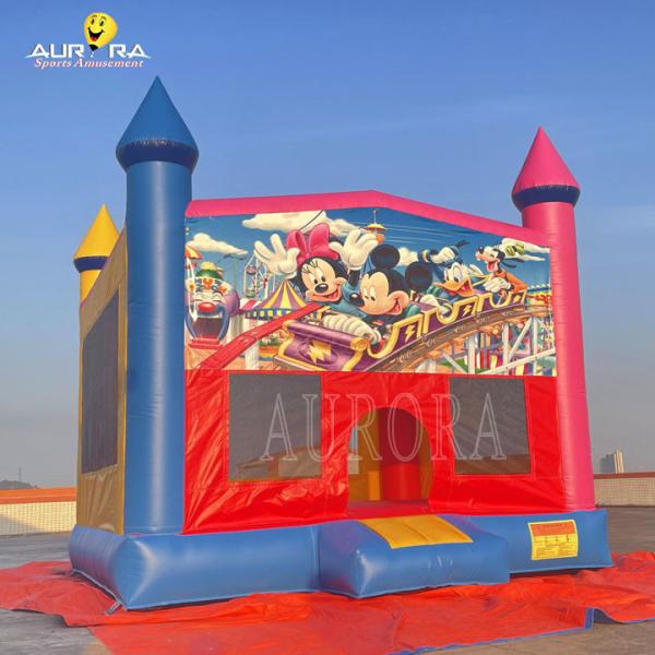Quality Outdoor Commercial Inflatable Bouncer PVC Colorful Adult Kids Jumping Castle for sale
